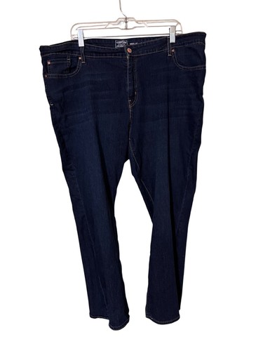 Signature Levi Strauss Mid-Rise Boot Cut Womens Jeans Size 24W Denim ...
