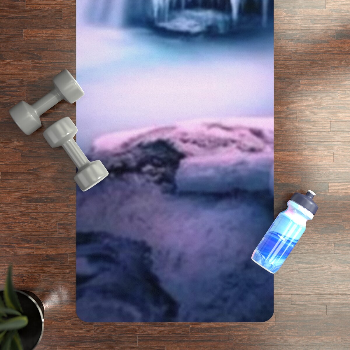 Waterfall Rubber Yoga Mat | eBay