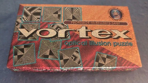 Vortex Optical Illusion Puzzle OpArt Professor McBrainys Zany tile game 2001 | eBay