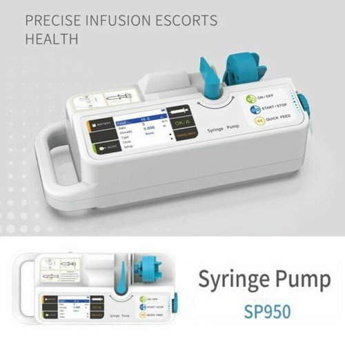 CONTEC Portable Infusion Syringe Pump Injection Machine SP950 KVO vet ...