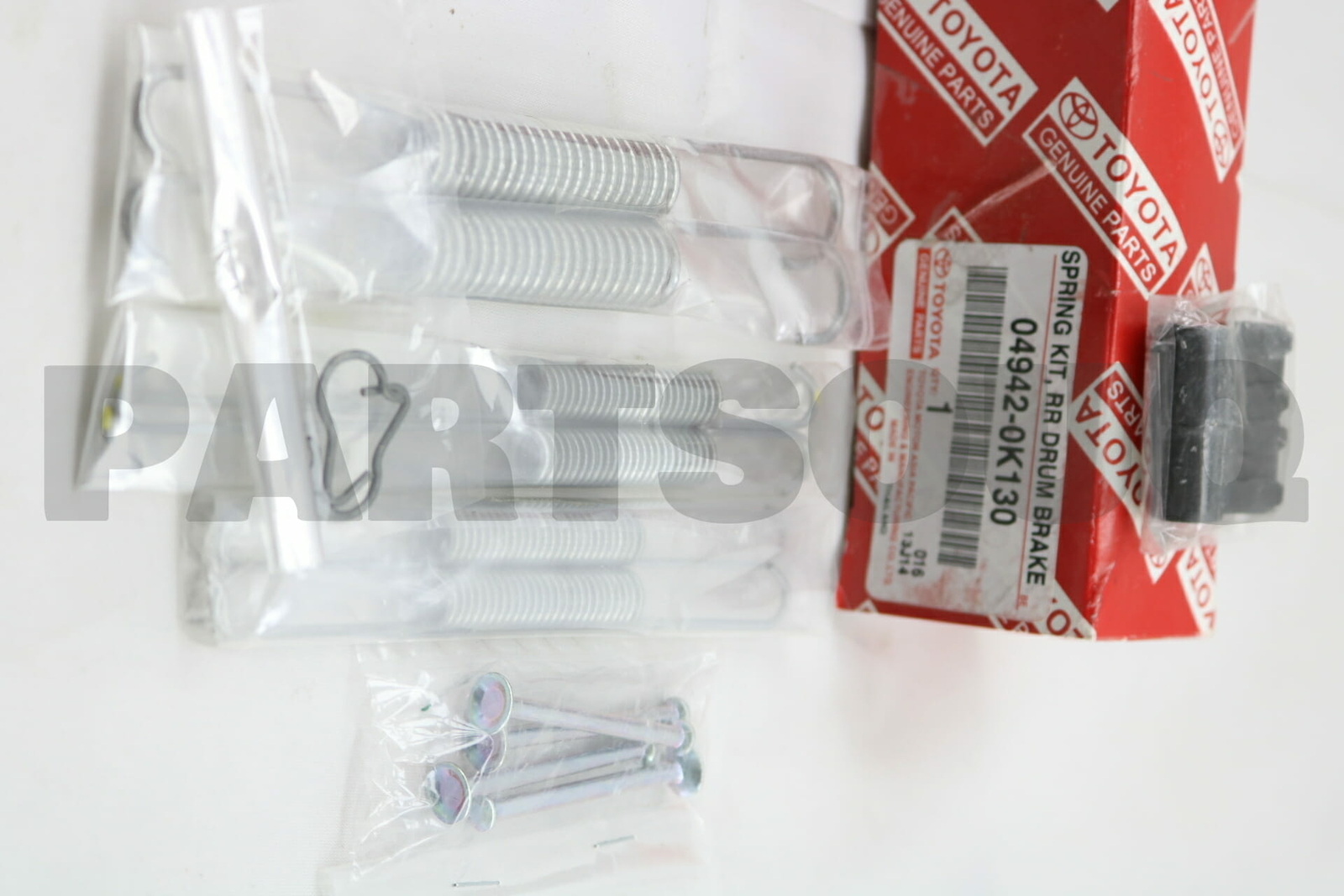 049420K130 Genuine Toyota SPRING KIT, REAR BRAKE 04942-0K130 | eBay