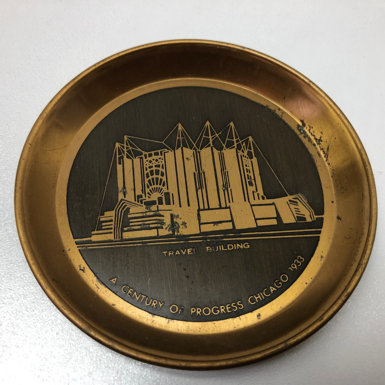 Vintage 1933 Chicago World’s Fair A Century Of Progress Souvenir Copper ...