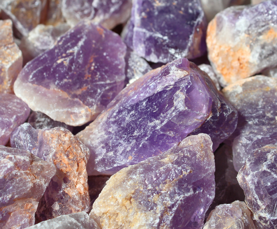 Amethyst from Brazil - Large Rough Rocks for Tumbling -Bulk Wholesale ...