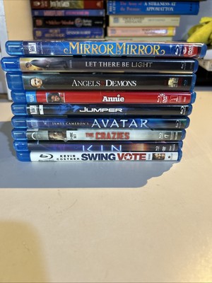 Blu Ray Disc Movie Lot Of 9, Very Good Condition, see photo for titles ...