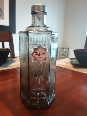 Clean Co Non-Alcoholic Tequila 700ml Made in England Empty Bottle ...