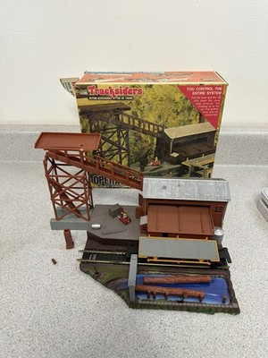 Life-Like Trains Tracksiders Action Accessories Operating Logging Mill ...
