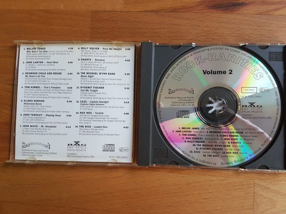 Sampler - Rock-Rarities Volume 1 | Volume 2 | Volume 3 +Hang Loose ...