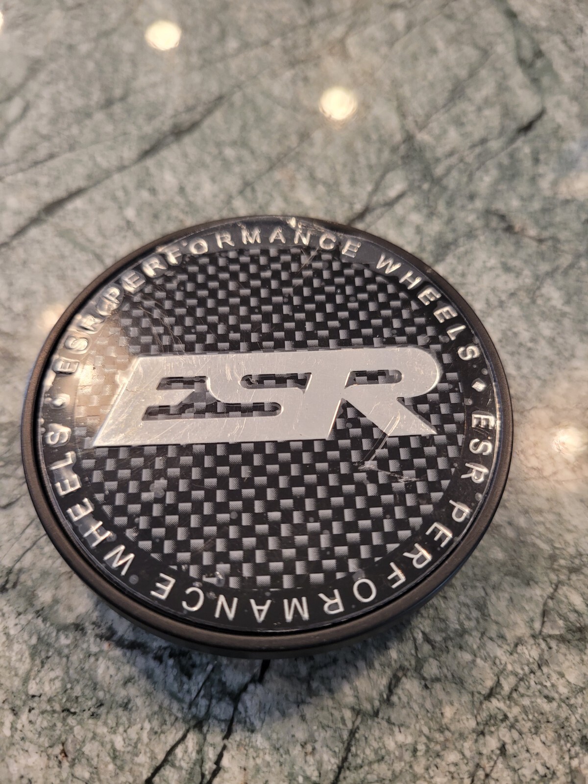 ESR Performance Racing Wheels Wheel Rim Hub Cover Center Cap CS11K63 ...