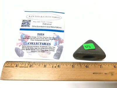 Slate Triangle Birdstone Native American Artifact Guaranteed Authentic ...