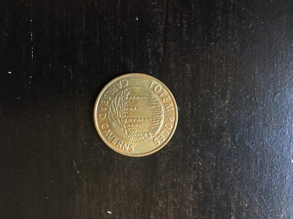 good luck from white's city New Mexico pistol guns revolver token | eBay