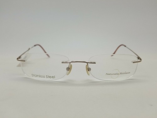 2 Units NEW Naturally Rimless Champ Prescription Eyeglasses Frame 50-17 ...