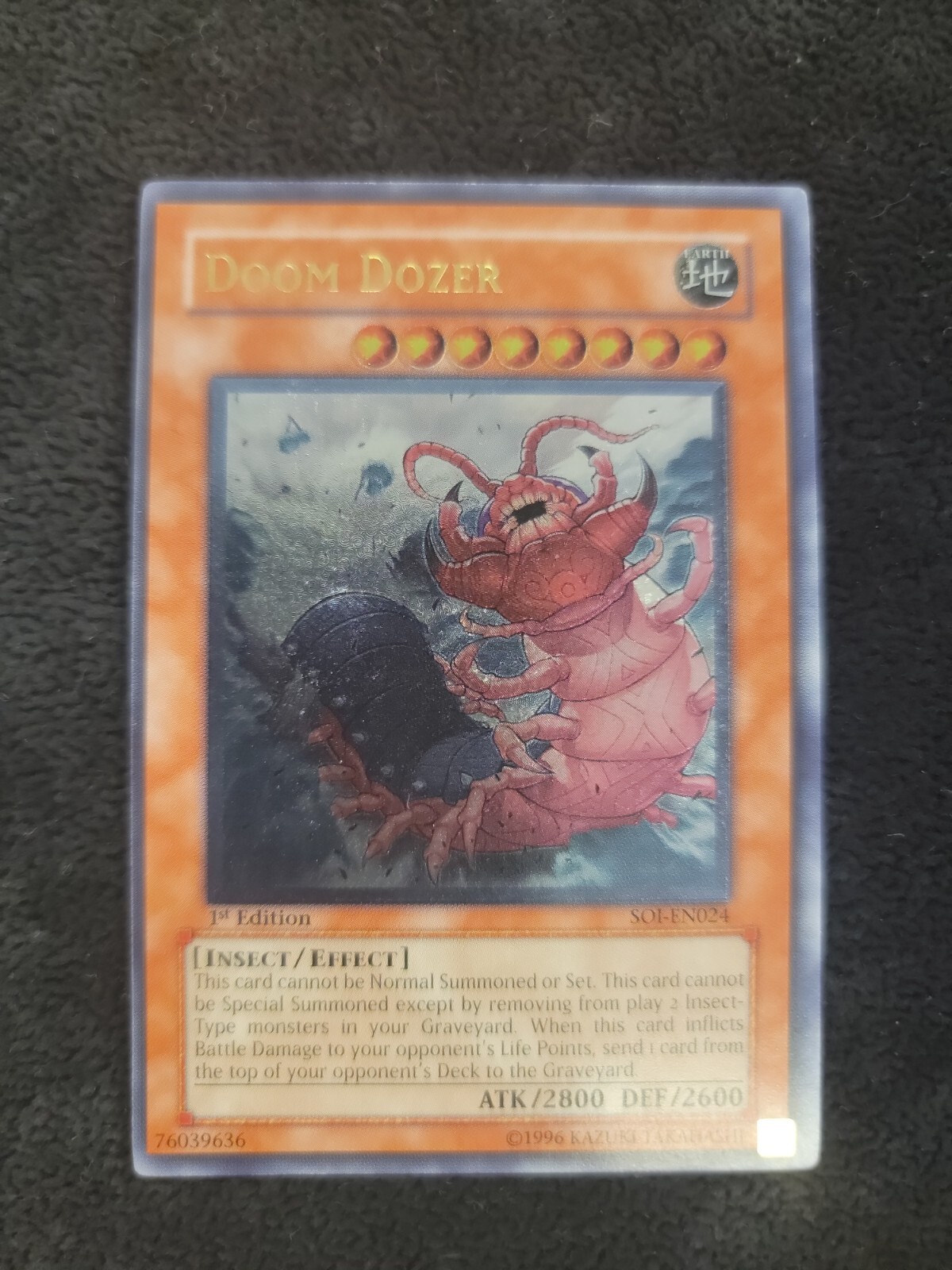 Doom Dozer SOI-EN074 Yugioh Shadow of Infinity Ultimate Rare 1st ...
