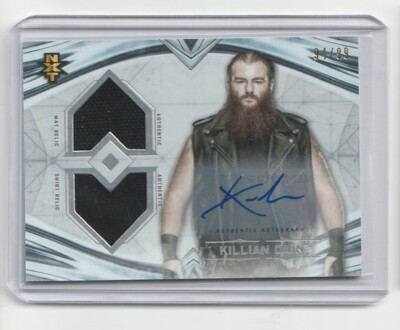 2020 Topps WWE Undisputed Killian Dain Dual Relic Auto 94/99 #DRA-KD ...