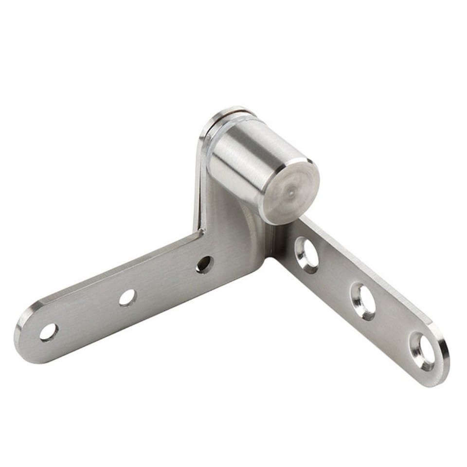 1pair 3mm Thick Rotary Axis Hinges Upper and Lower Shaft Revolving Door ...