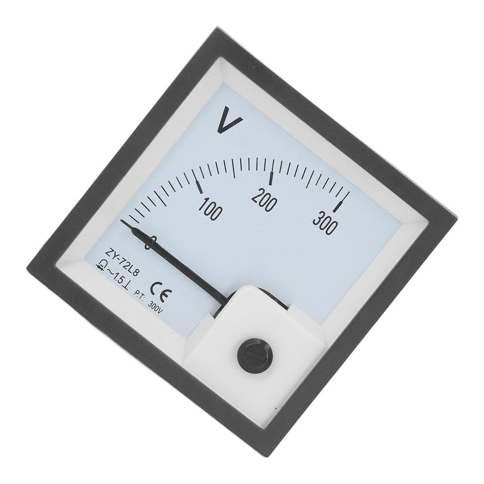 Analog Voltmeter Electricity Meter Generator Set Type 72L8V Watt Meter ...