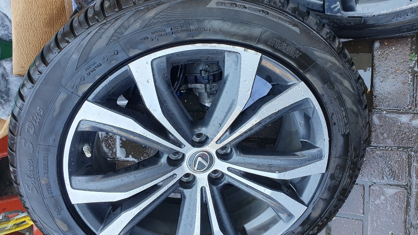 Lexus RX450h Rx 450 H 20 Inch Alloy Wheels Tyres 234/55/20 2018 Al20 ...