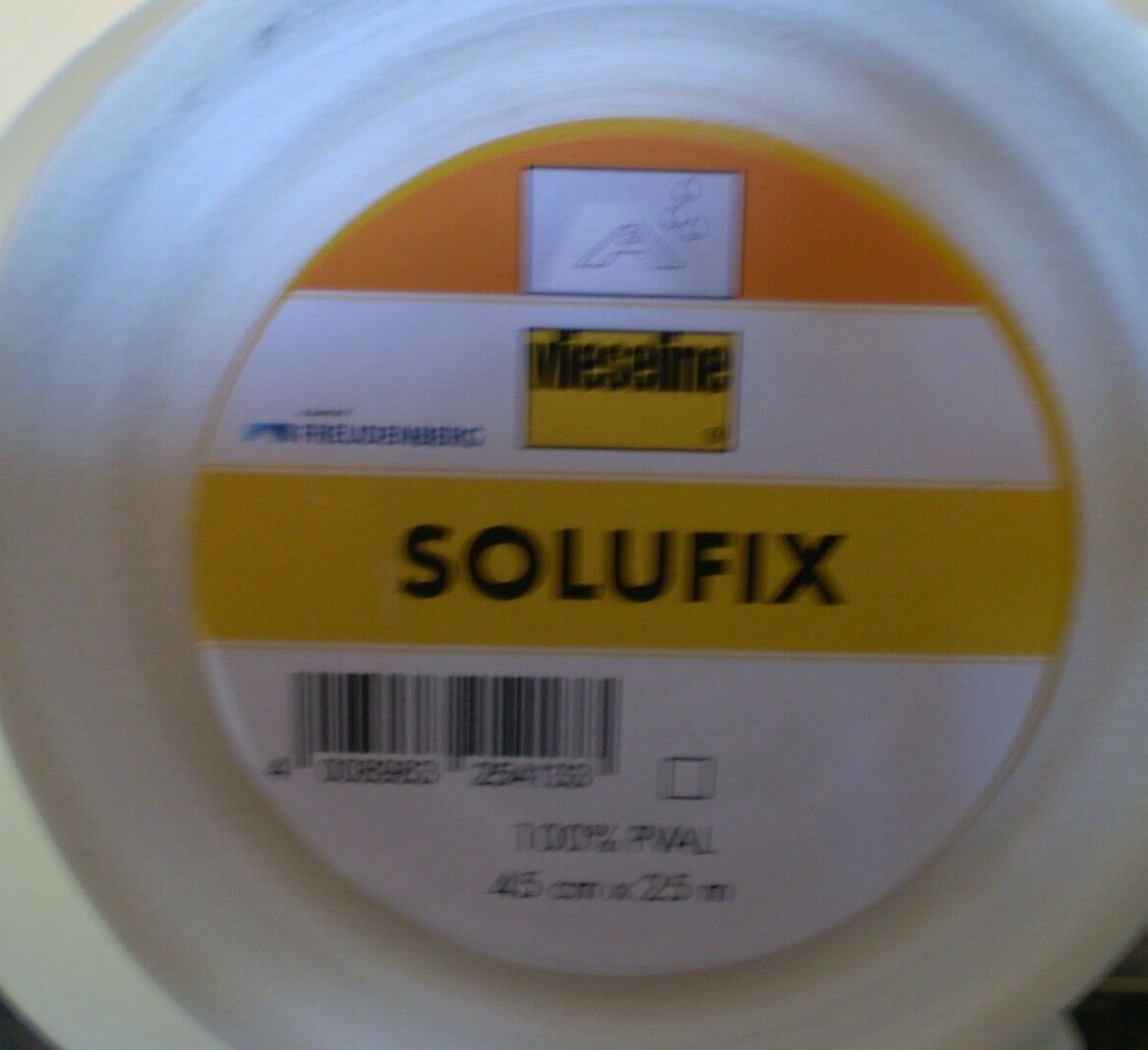 25m Vlieseline Solufix Water Soluble Self-adhesive Embroidery Fleece ...