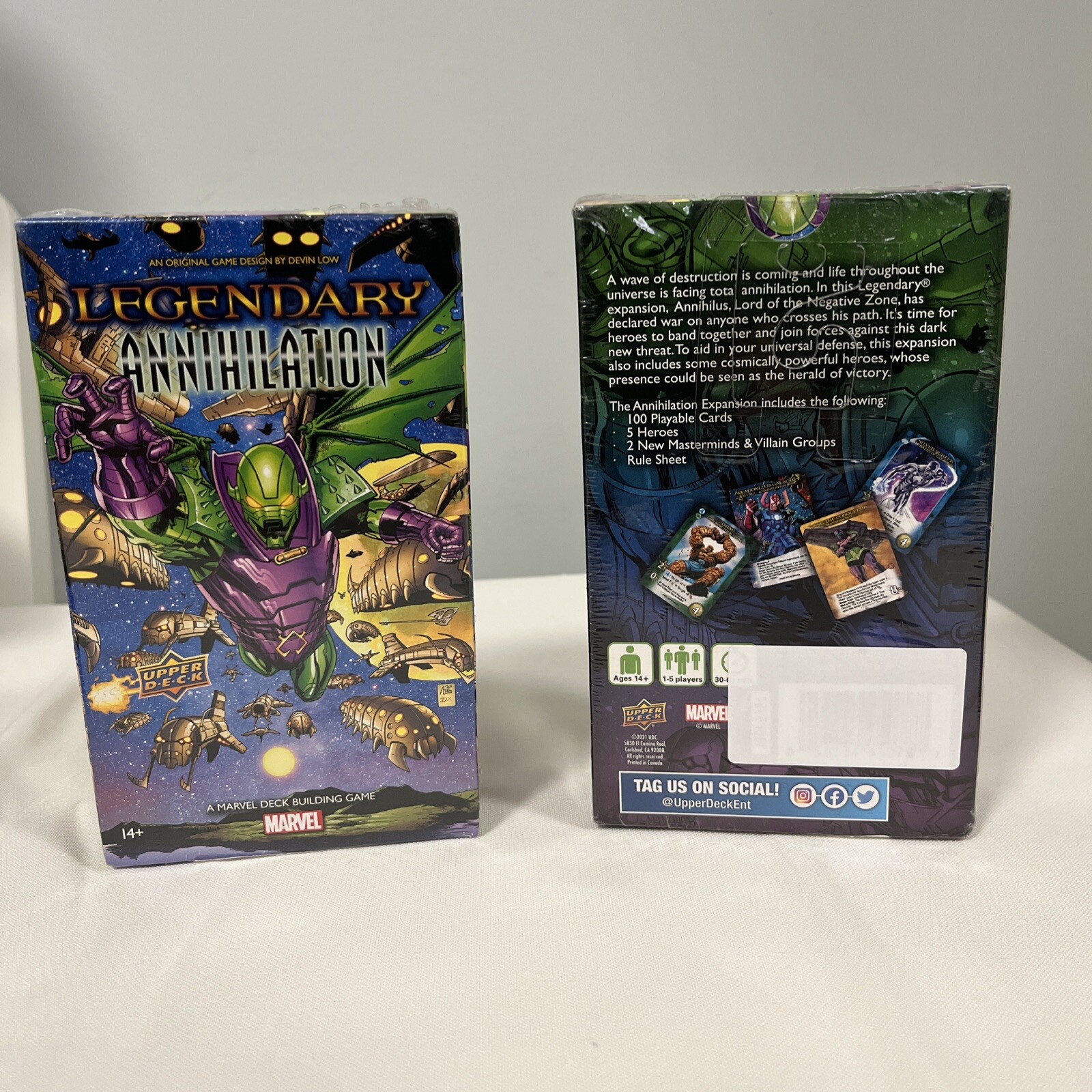 Two Box Of Legendary: Marvel: Annihilation DBG Exp | eBay