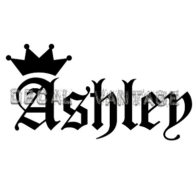 The Name Ashley In Cursive