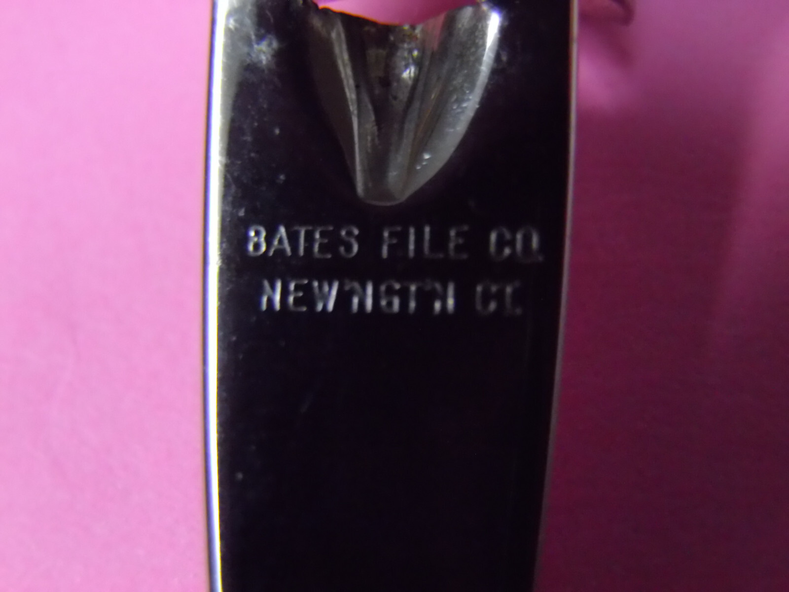 Bates File Co Fingernail Clippers Made in USA Chrome and shiny | eBay