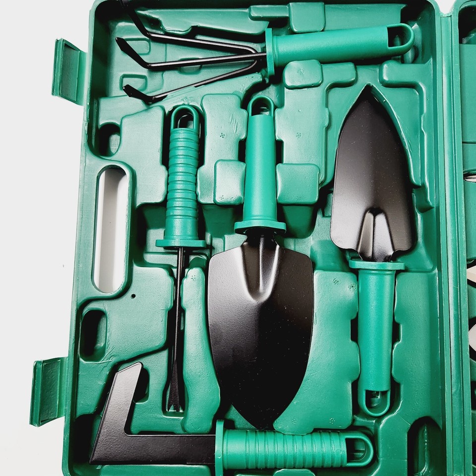 Gardening Tools Set, 10 Pieces Garden Tools Kit, Green - Brand New | eBay