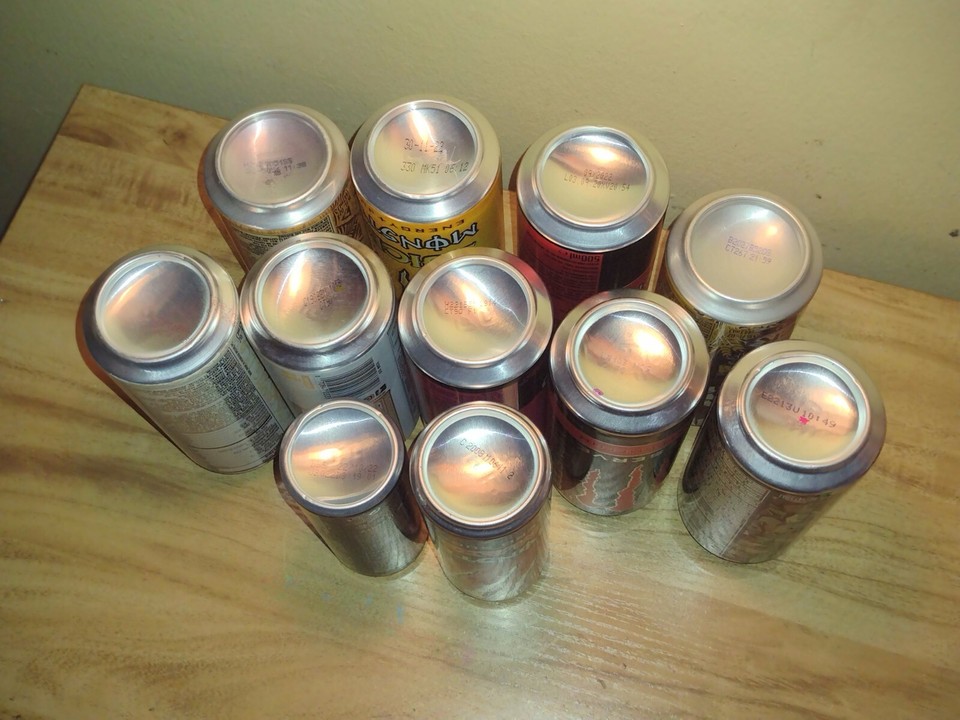 Set of 11 Rare MONSTER ENERGY DISCONTINUED FLAVORS - FULL UNOPENED CANS ...