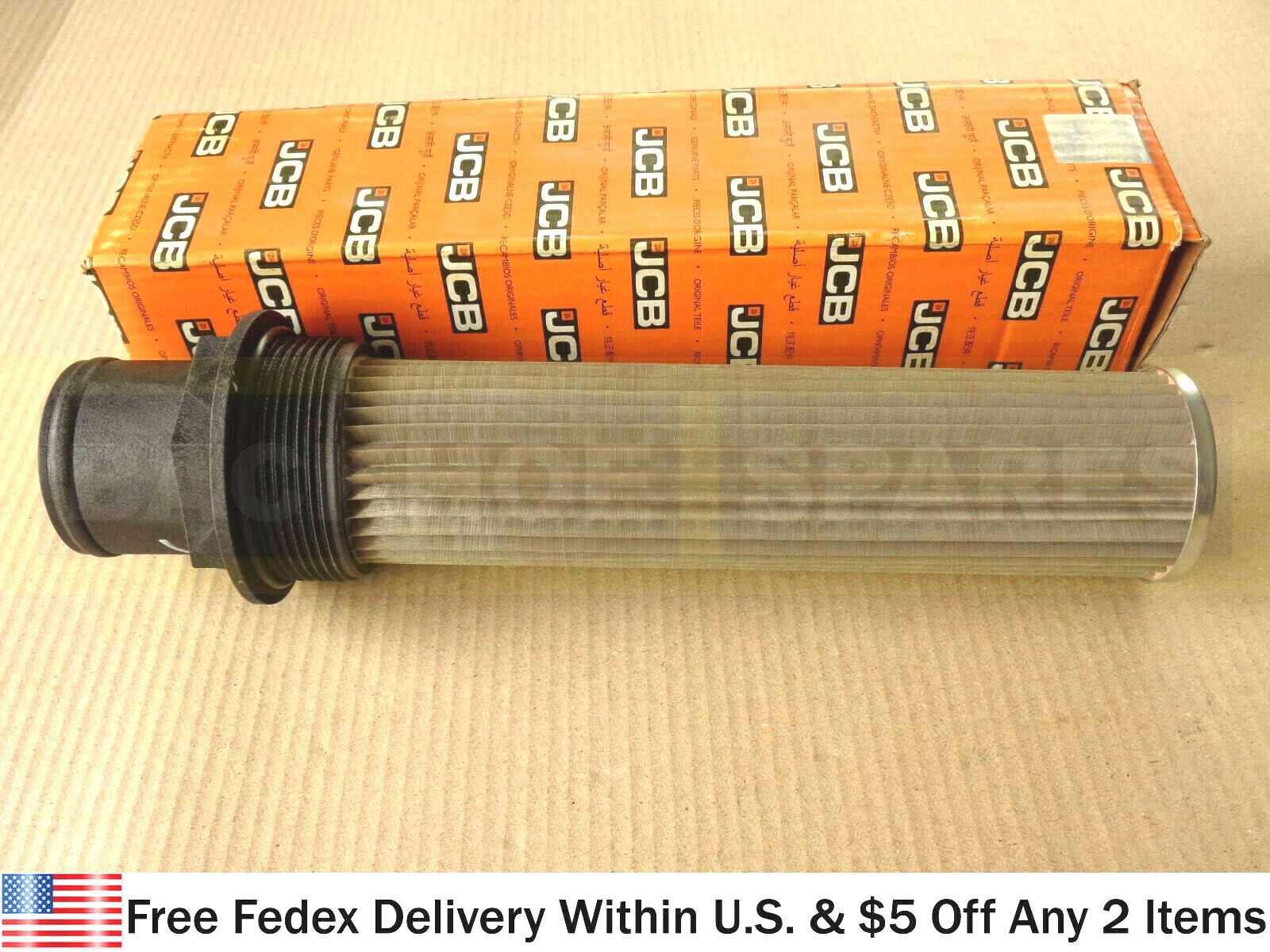 JCB PARTS - GENUINE JCB HYDRAULIC FILTER 125 MICRON(PART NO.32/920300 ...