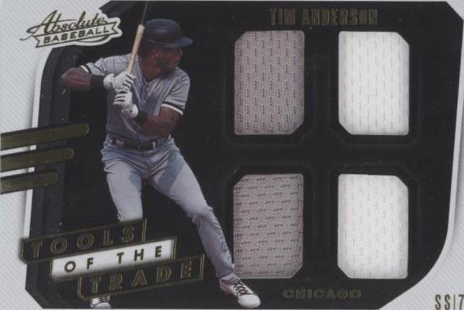 2021 Panini Absolute - Tools of the Trade 4 Swatch Tim Anderson #TT4-TA ...