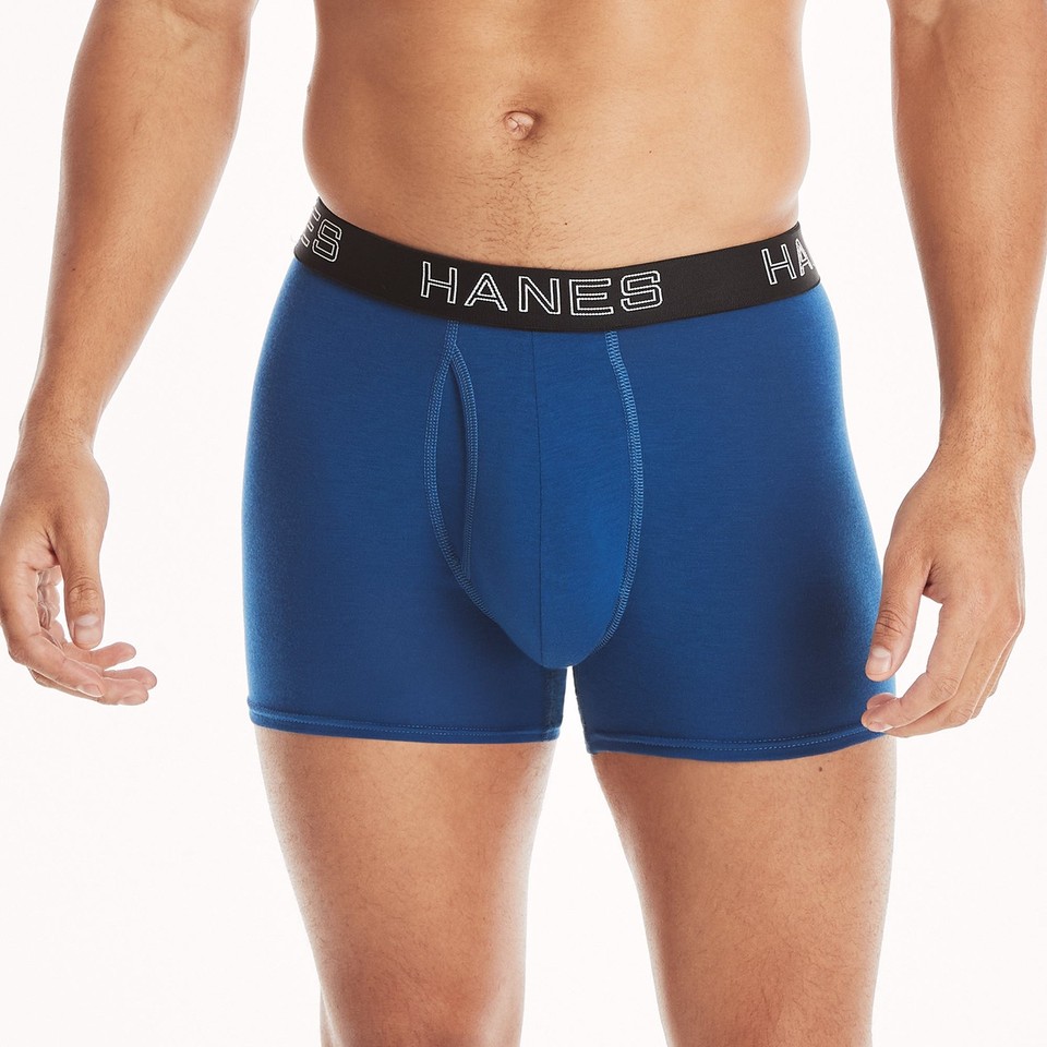 Hanes Trunk 4-Pack Mens Underwear Ultimate Comfort Flex Fit Total ...