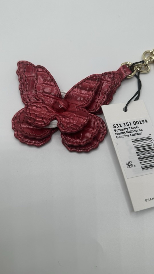 NWT BRAHMIN Butterfly Merlot Melbourne | eBay