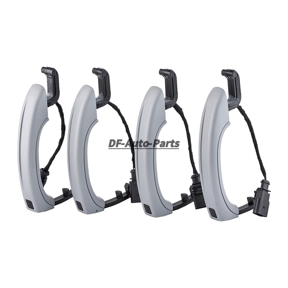 4PCS OEM Exterior Door Handles 4L0837205B For AUDI Q7 2007-2015 3.0L 3 ...