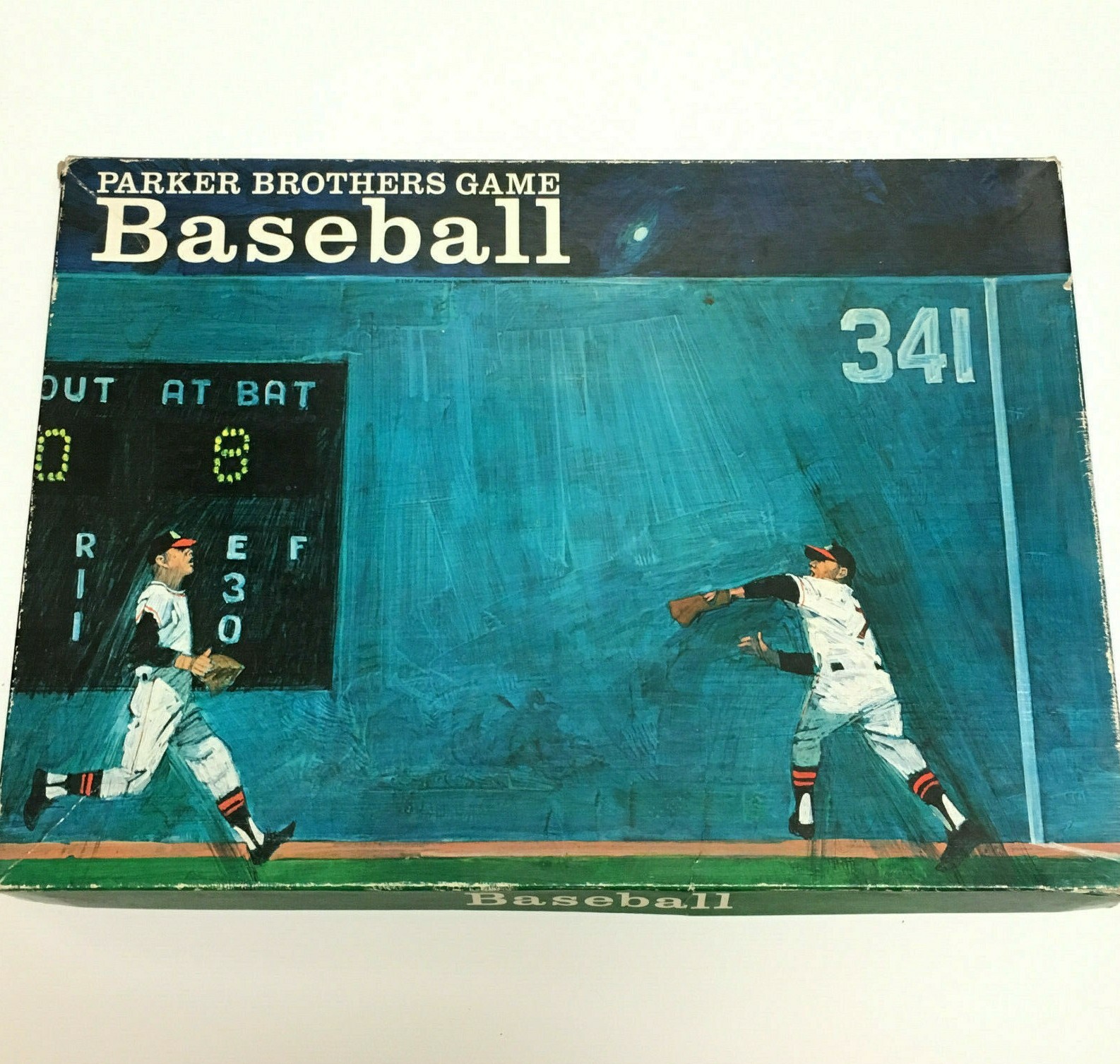 Vintage Baseball Board Game 1967 Parker Brothers Almost Complete | eBay