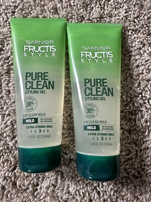 Garnier Fructis Pure Clean Styling Gel 6.8oz. Up to 24 Hr Extra Strong ...