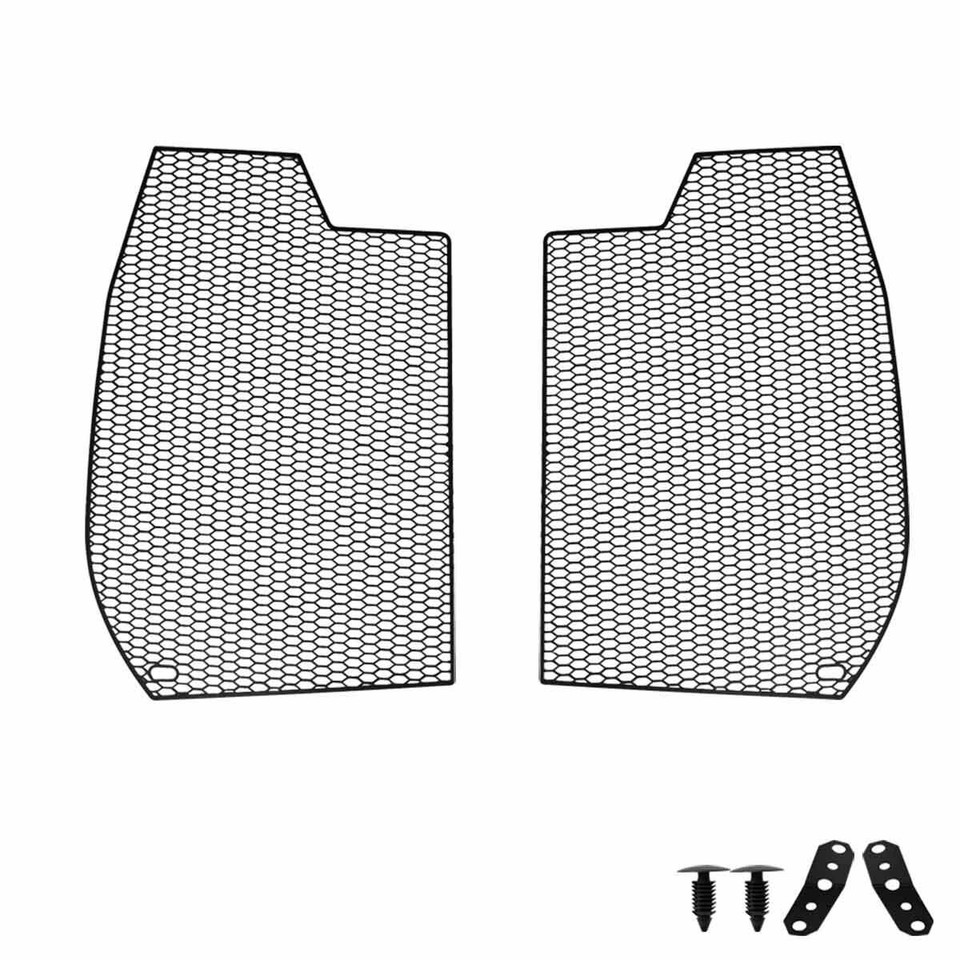 For Corvette C8 Z06 & E-Ray Side Intake Mesh Grille Insert Guards Alu ...