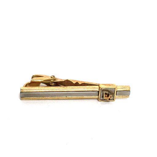 Christian Dior Logo Gold Tone Tie Pin Tie tack pin Fr… - Gem