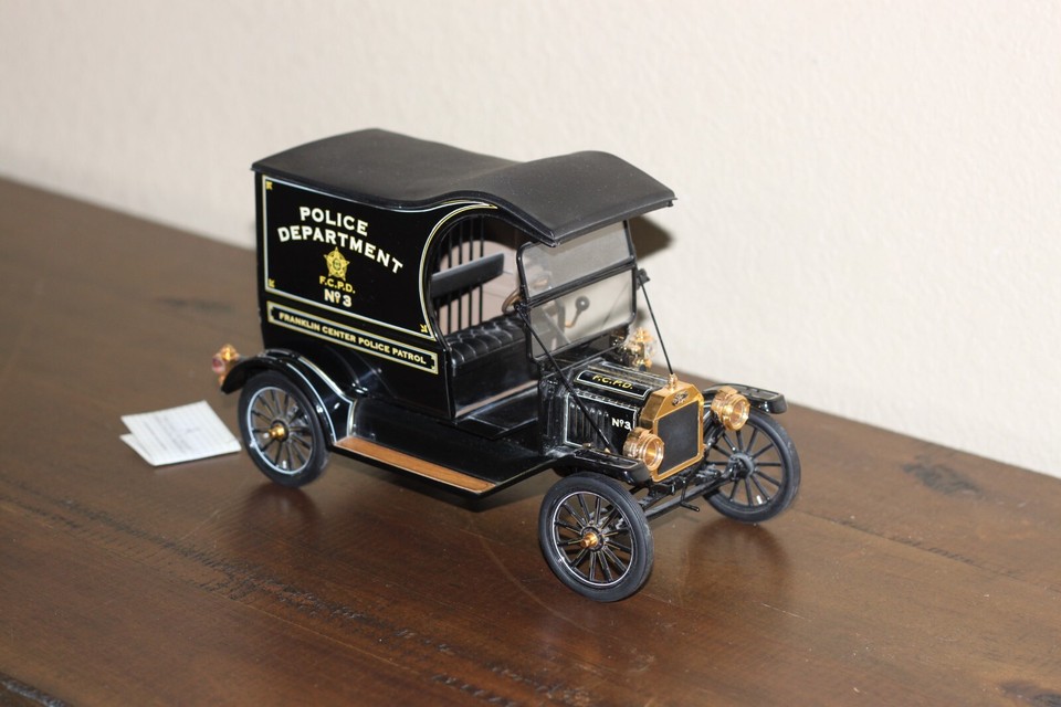 Franklin Mint 1931 Ford Model T Police Wagon F.C.P.P. W/Tag 1:16 Scale ...
