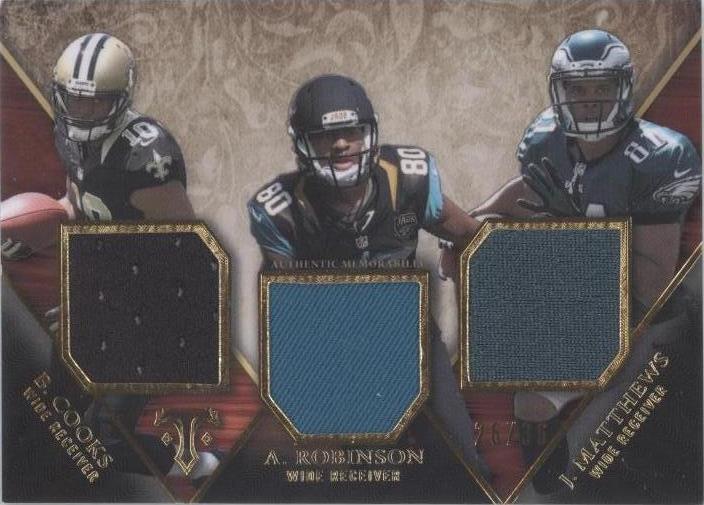 2014 Topps Triple Threads - Relic Trios Brandin Cooks, Allen Robinson ...