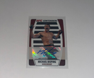 2011 Topps UFC Title Shot Contenders Autograph MICHAEL BISPING /188 | eBay