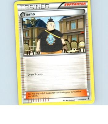 2014 Trainer Tierno 107/119 Pokemon Card | eBay