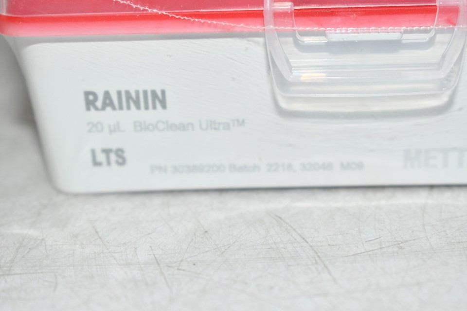 NEW Mettler Toledo Rainin 30389200 Pipette Tips RT LTS 20L 96 Tips 1 ...