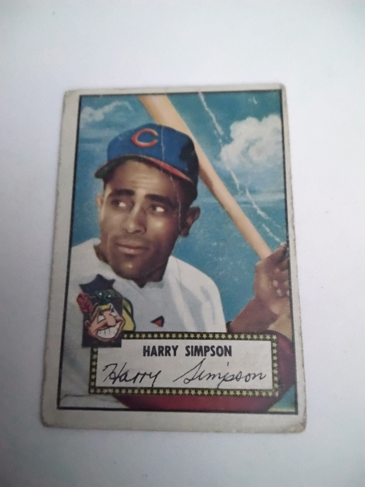 1952 Topps Harry Simpson #193 Cleveland Indians (RC) *RED BACK * | eBay