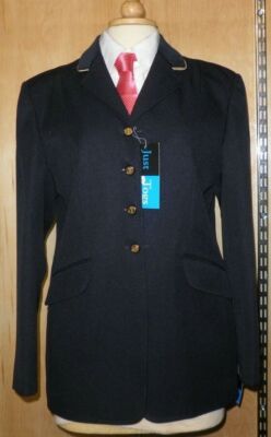 JUST TOGS SHOW JACKET LADIES HORSE RIDING JUMPING SHOWING DRESSAGE ...