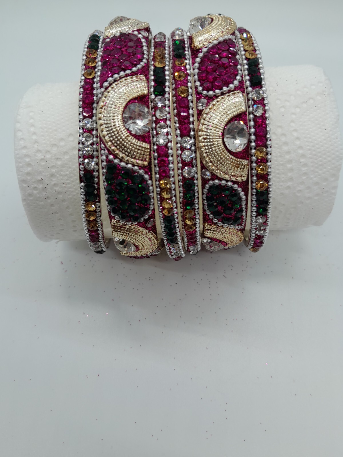 Indian Bollywood Multi Metal Churi Matching Bangles Wedding Women ...