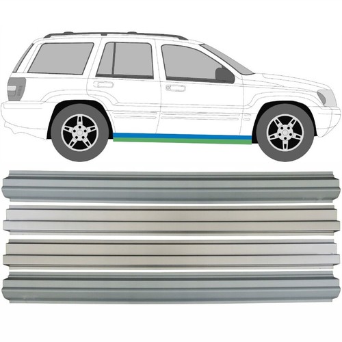 JEEP GRAND CHEROKEE 1998-2005 4x SILL REPAIR PANEL ROCKER PANEL / OUTER ...