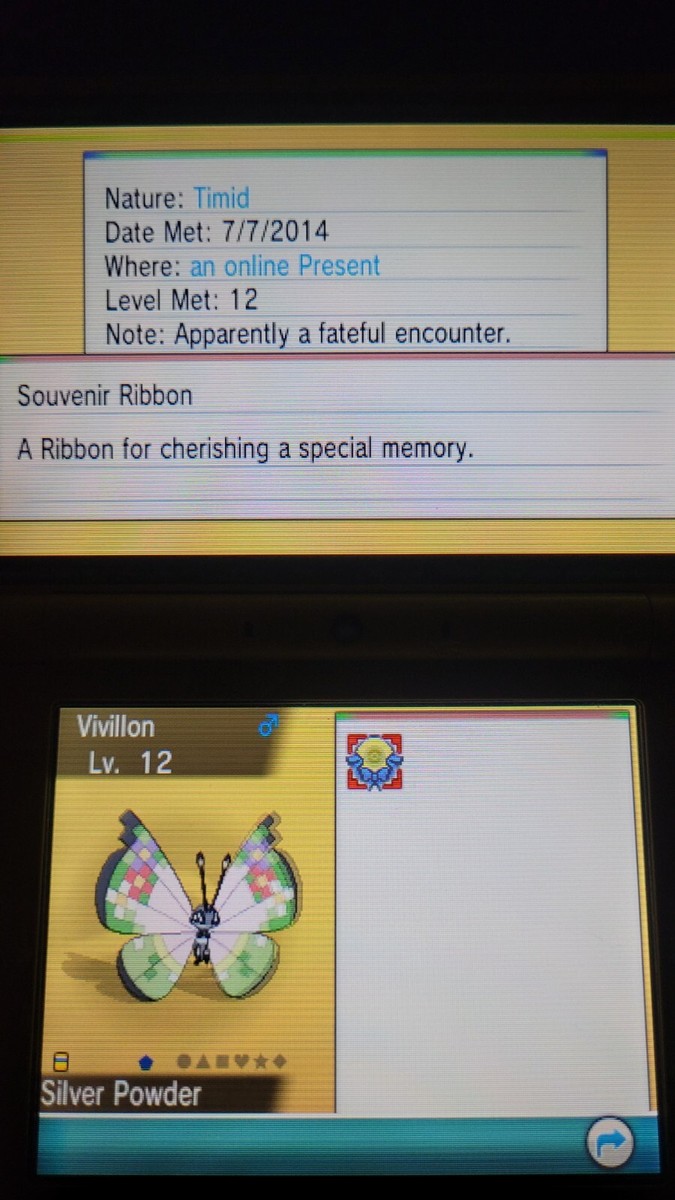Vivillon Fancy Pattern Scarlet