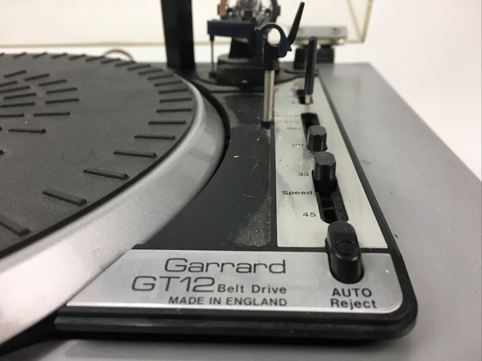 Vintage Garrard GT-12 turntable record player no cartridge - WORKING | eBay