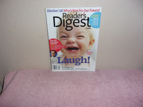 READER'S DIGEST MAGAZINE."LAUGH....ANNUAL HUMOR ISSUE " SEPTEMBER, 2008 ...