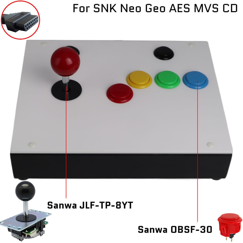 FightBox R2 Arcade Fight Stick Game Controller for SNK Neo Geo AES MVS ...