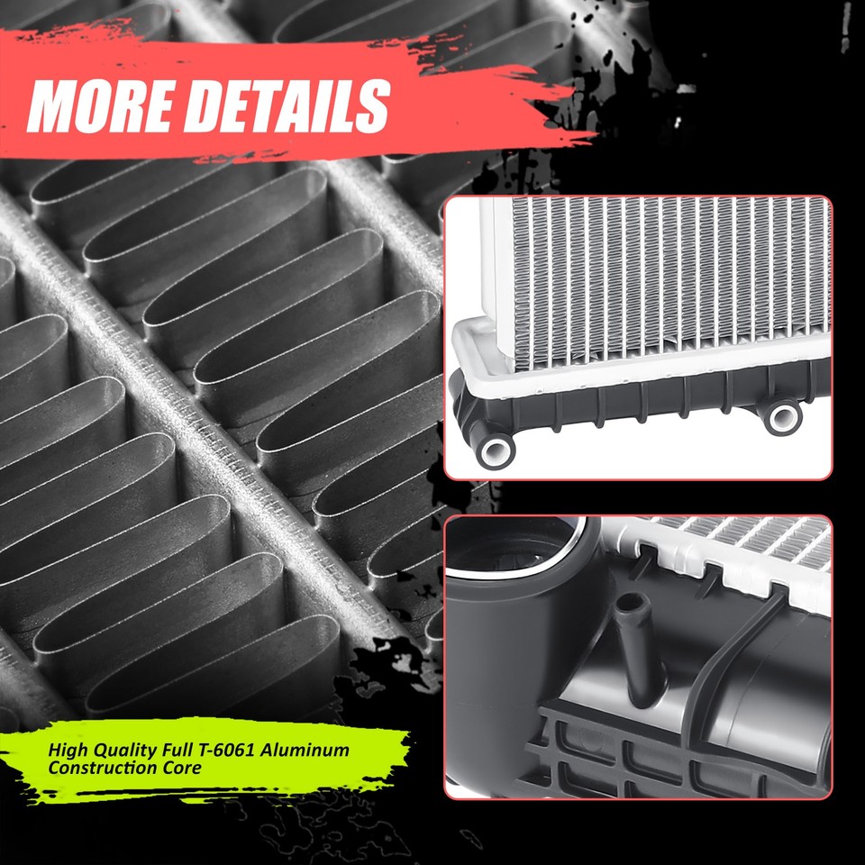 Factory Style 2-Row Aluminum Core Radiator for Volvo WG VNM VNL Mack ...