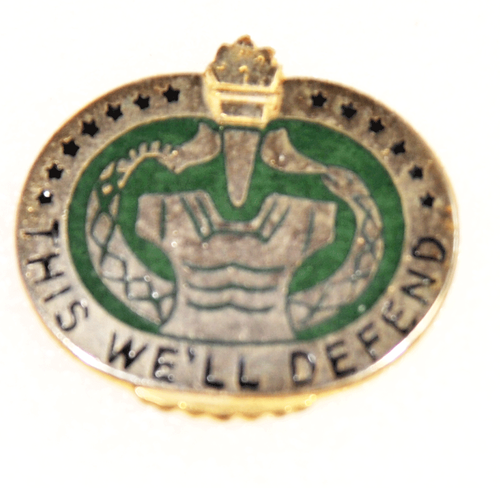 U.S. Army Drill Sergeant Pin THIS WE'LL DEFEND motto | eBay
